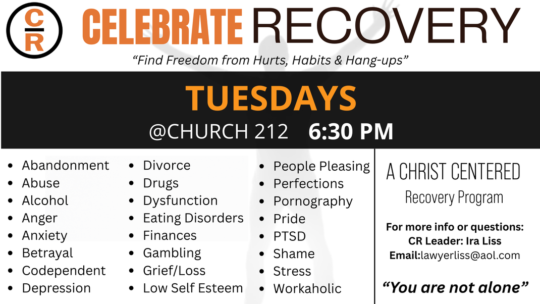 CELEBRATE RECOVERY – Church 212º